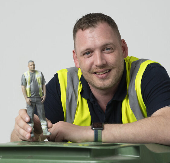 Council workers assemble! South Wales refuse collector is turned into ...