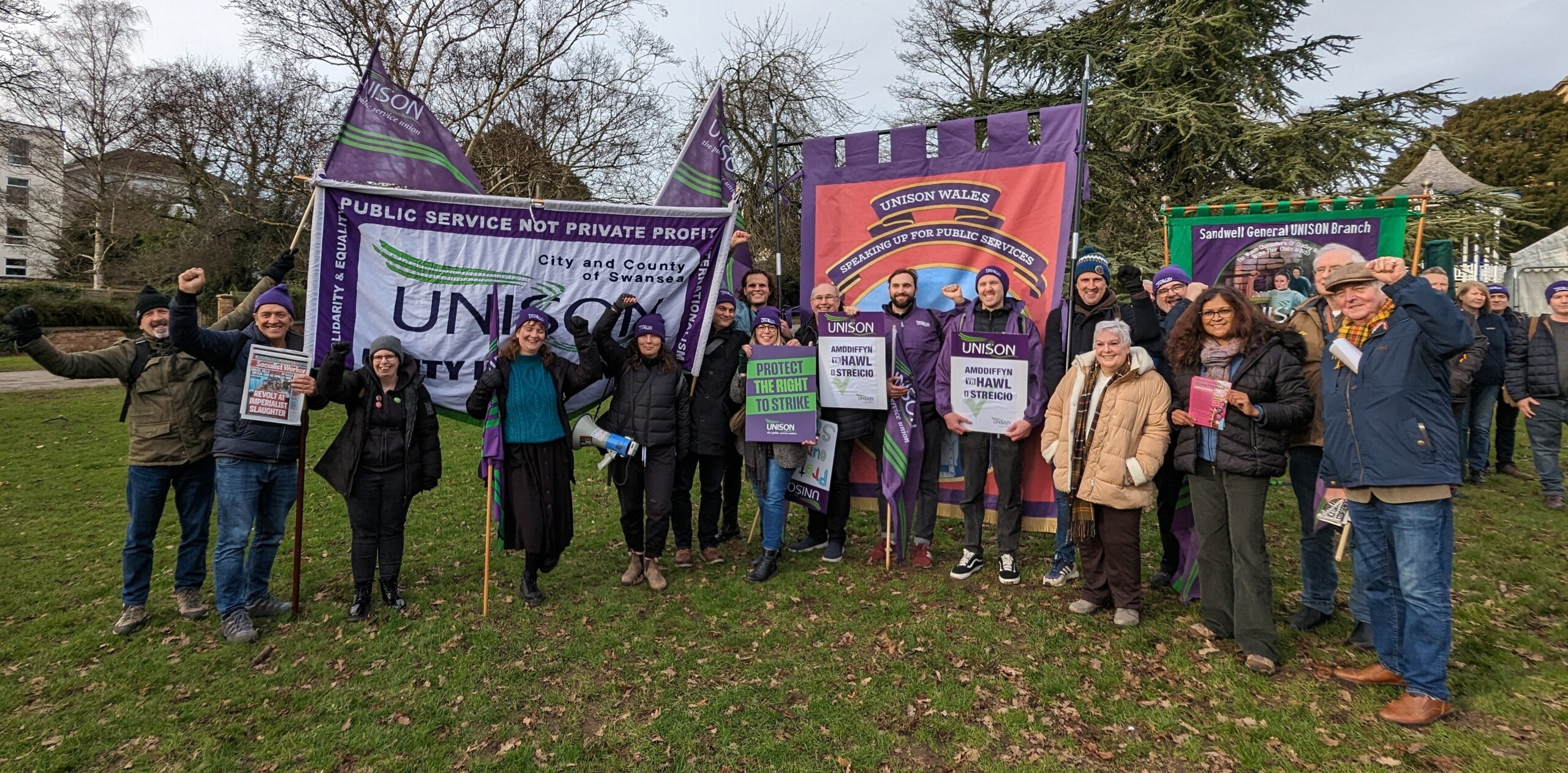 UNISON Cymru/Wales march for the right to strike | News | News | UNISON ...